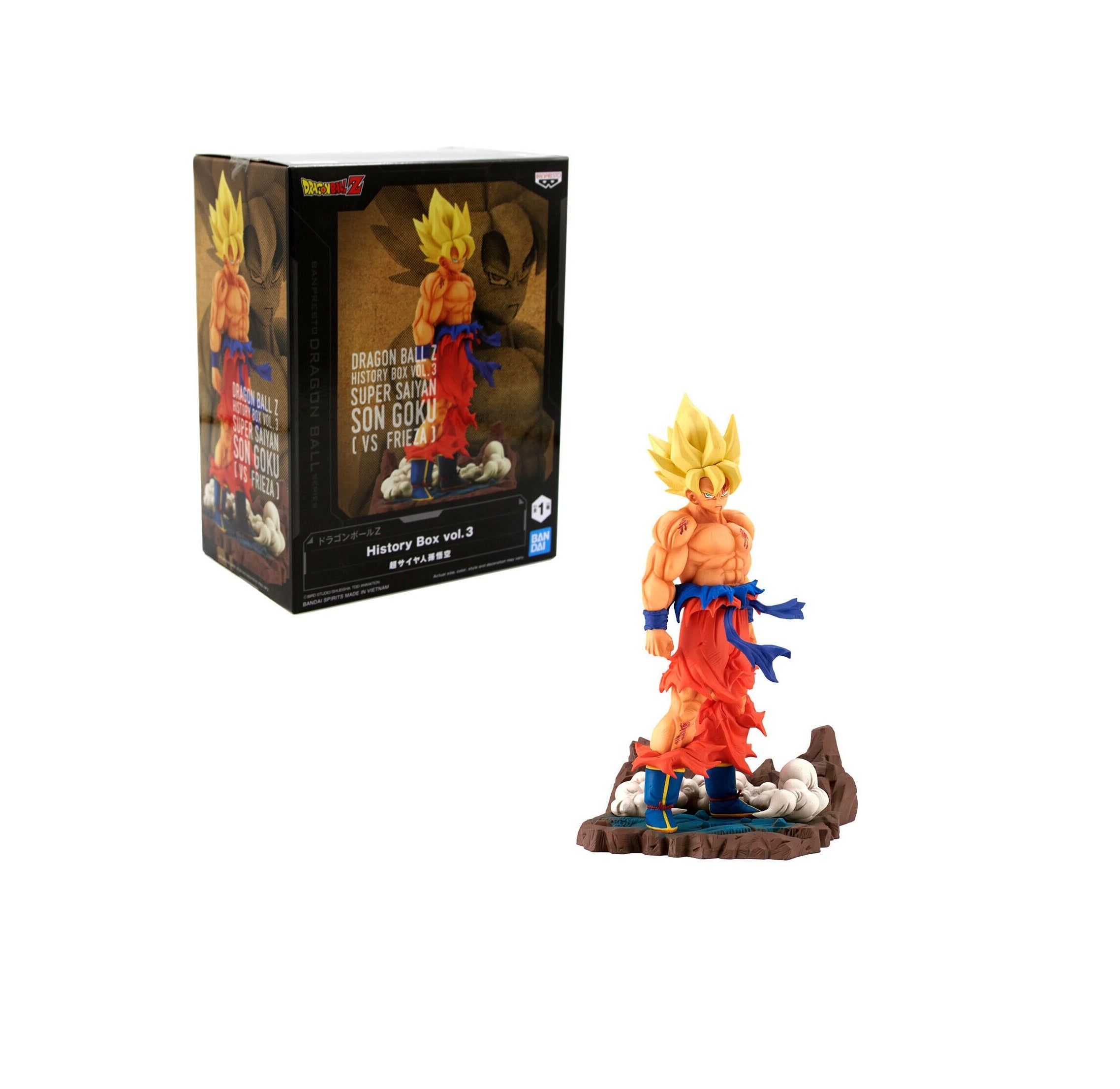 Super Saiyan Son Goku Dragon Ball Z History Box Vol 3 Banpresto Statue | Happy Sea Hawaii