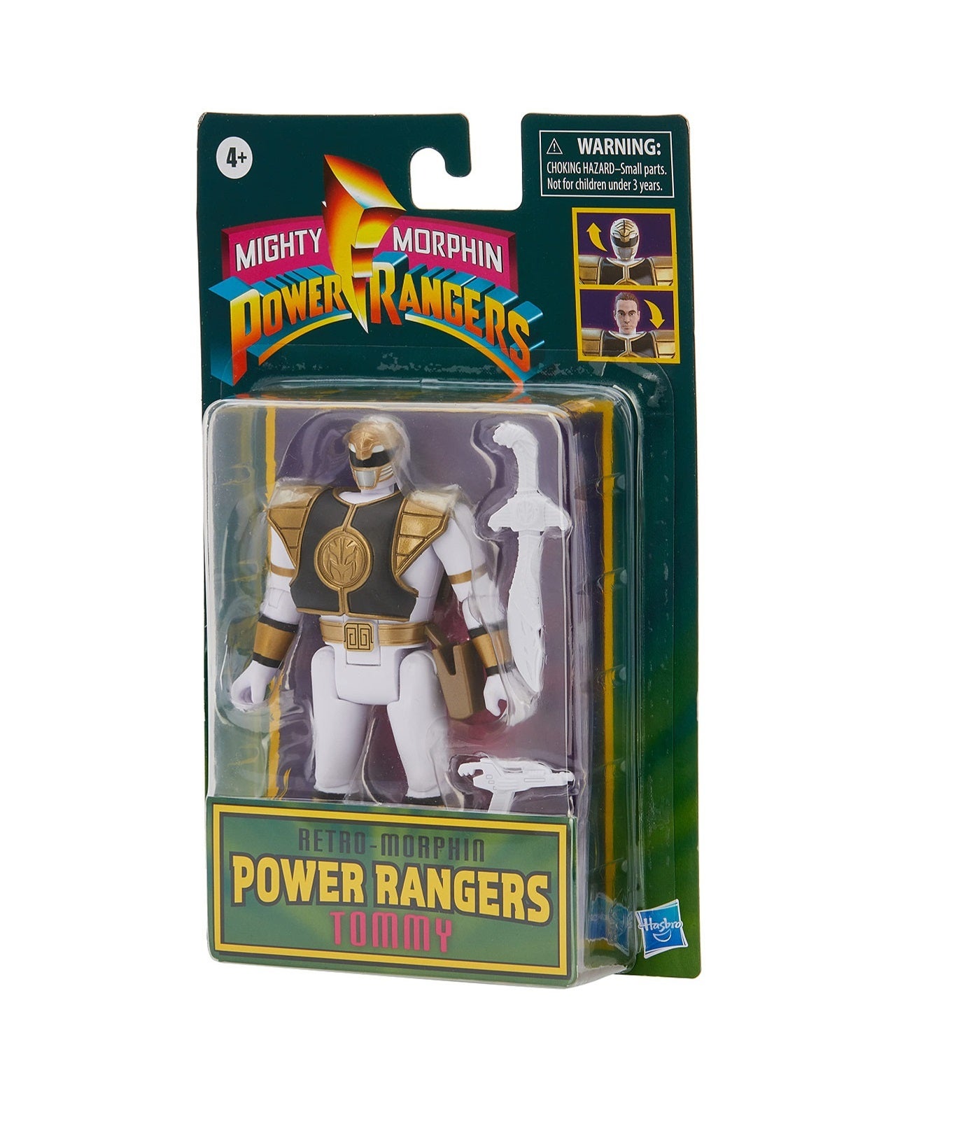 Power Rangers Mighty Morphin Retro-Morphin Tommy Action Figure | Happy ...